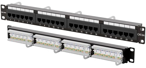 Patch Panel | Iwillink 10Gbps Cat6A 24 Port RJ45 | High-Speed Networki – Blumaple LLP