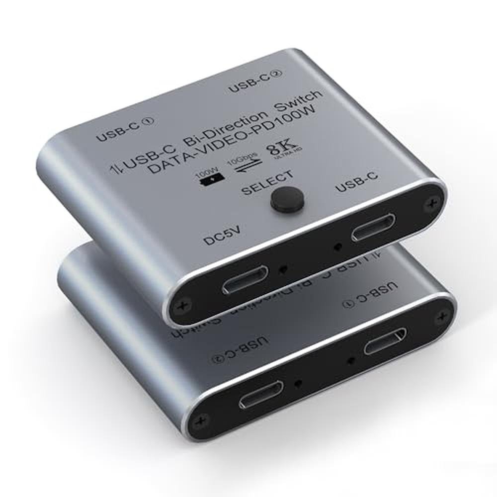 Splitter Switcher | 8K USB C Splitter Switcher for 2 Computers | Bi ...