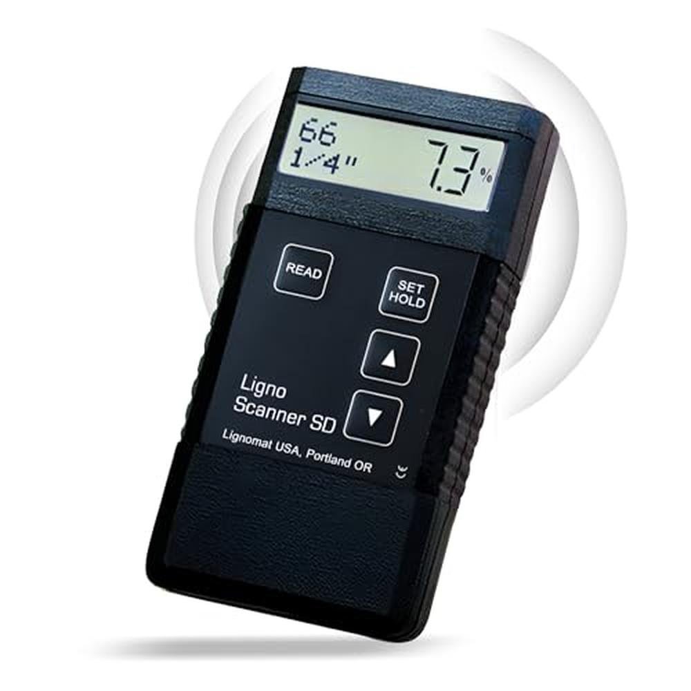 Lignomat Ligno Scanner SD Pinless Moisture Meter - Wood Moisture Meter ...