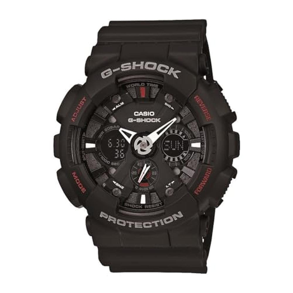 Men's Black G-Shock Analog Digital Anti-Magnectic (Model Number GA-120 ...