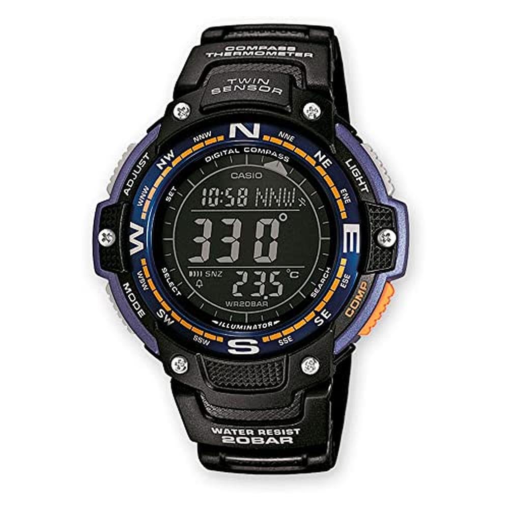 Casio SGW100 Series | Digital Watch and Compass with Twin Sensor | 200M ...