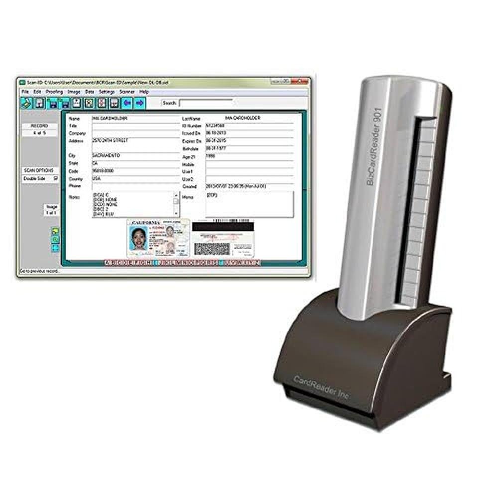 Driver License Scanner | BCR901 Scan-ID Full Version for Windows | Age ...