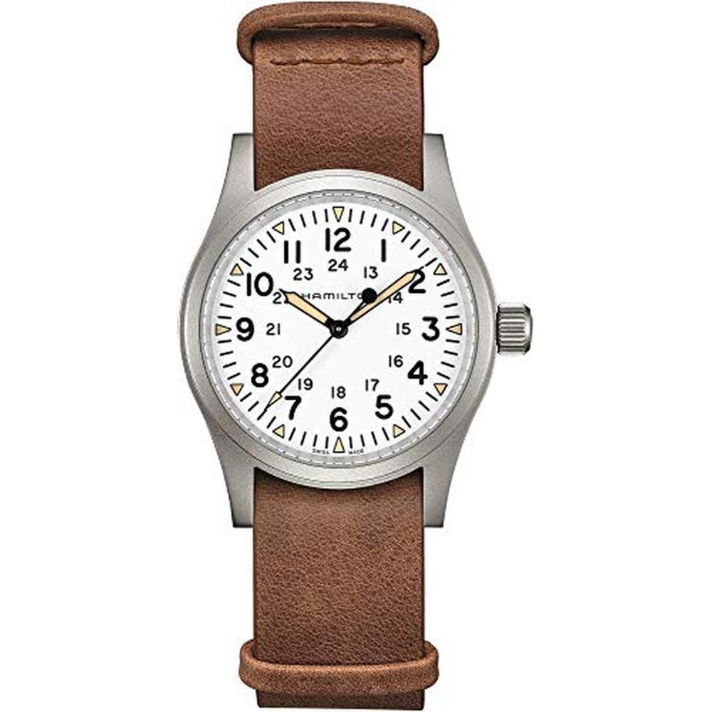 Hamilton Watch Khaki Field Mechanical | Swiss-Made 38mm Stainless Steel ...