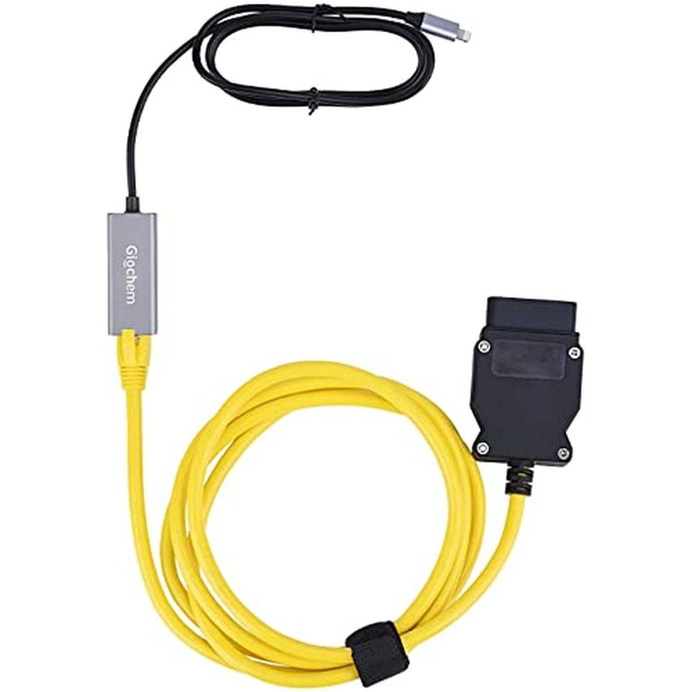 Lightning to OBD2 2 in 1 Phone to OBD2,ENET Rj45 Cable ethernet Connec ...
