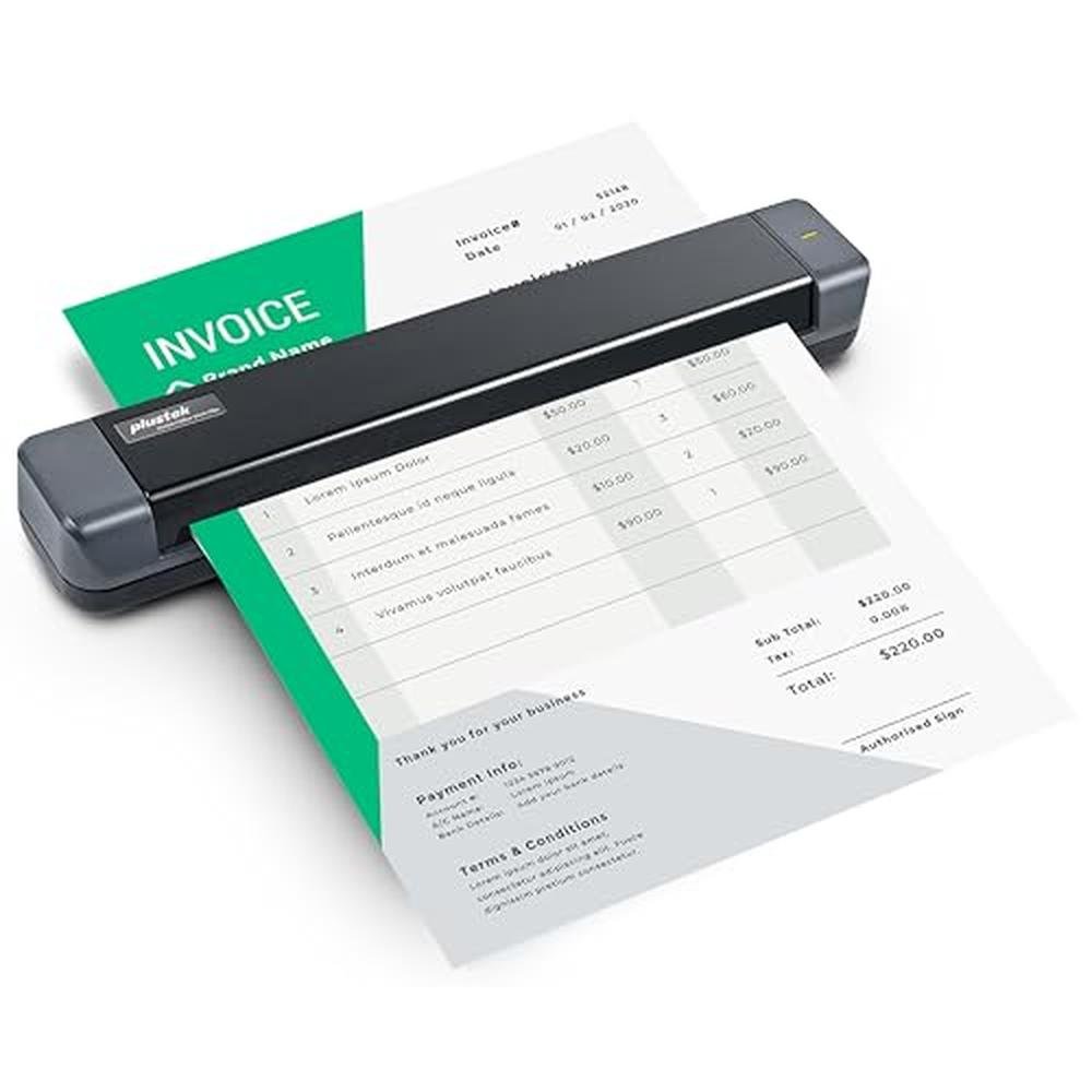 Scanner Plustek | Plustek Mobile Scanner S410 Plus Portable Sheet-Fed ...