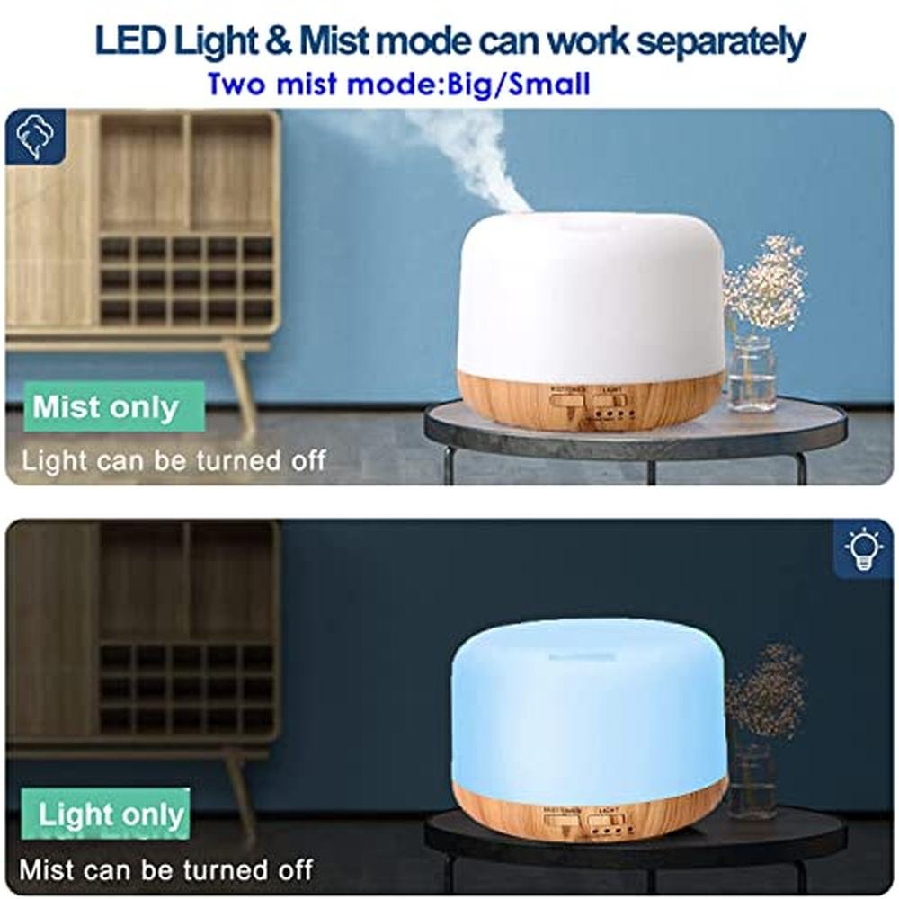 Oil Diffuser | 300ML Electric Ultrasonic Air Aroma Diffuser Vaporizer ...