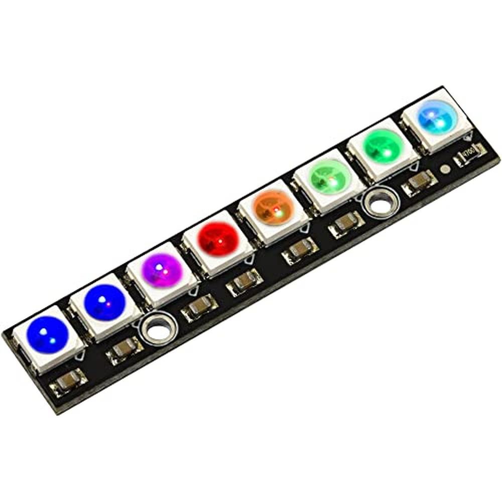 10pcs WS2812 5050 LED Light Stick 8 Bit RGB LEDs with Integrated Drive ...