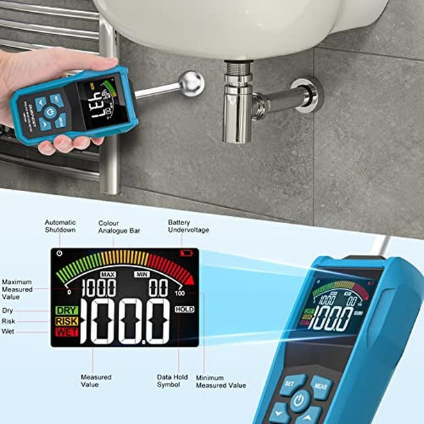 Moisture Wood Meter | DURFICST Pinless Moisture Reader for Accurate ...