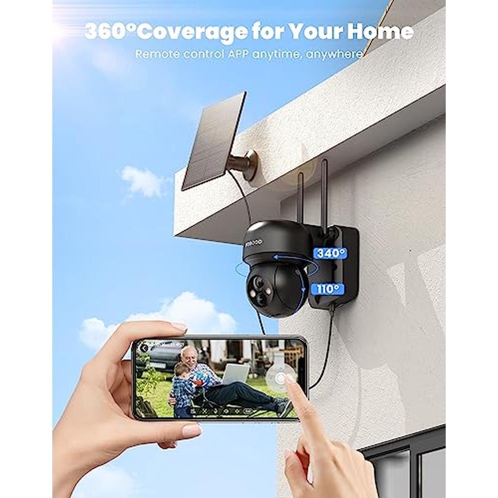 Solar Security Cameras Wireless Outdoor - Battery Power Cameras for Ho – Blumaple LLP