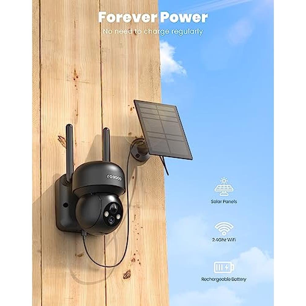 Solar Security Cameras Wireless Outdoor - Battery Power Cameras for Ho – Blumaple LLP