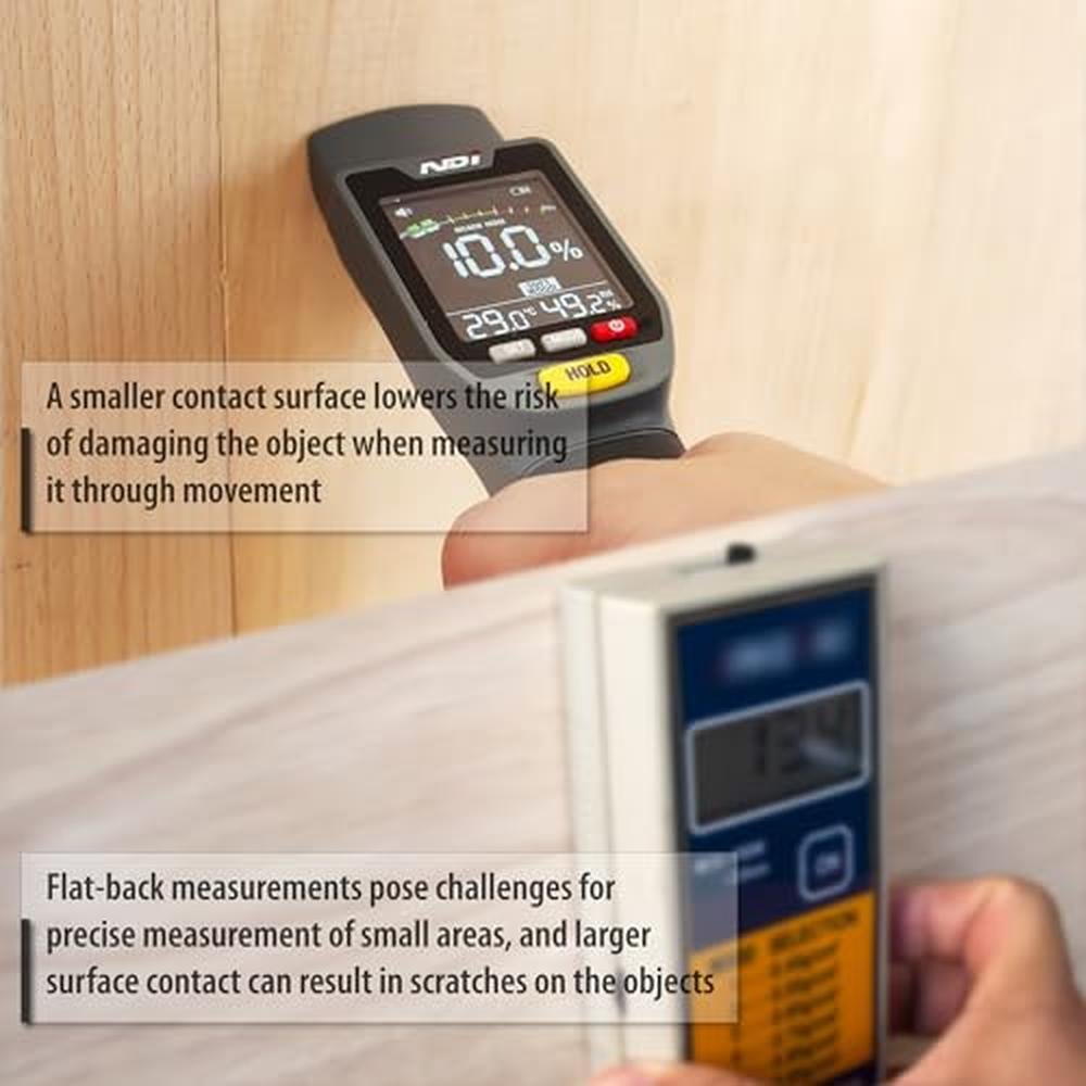NDI 6 in 1 Non-invasive Moisture Meter Pinless Humidity Sensor Drywall ...