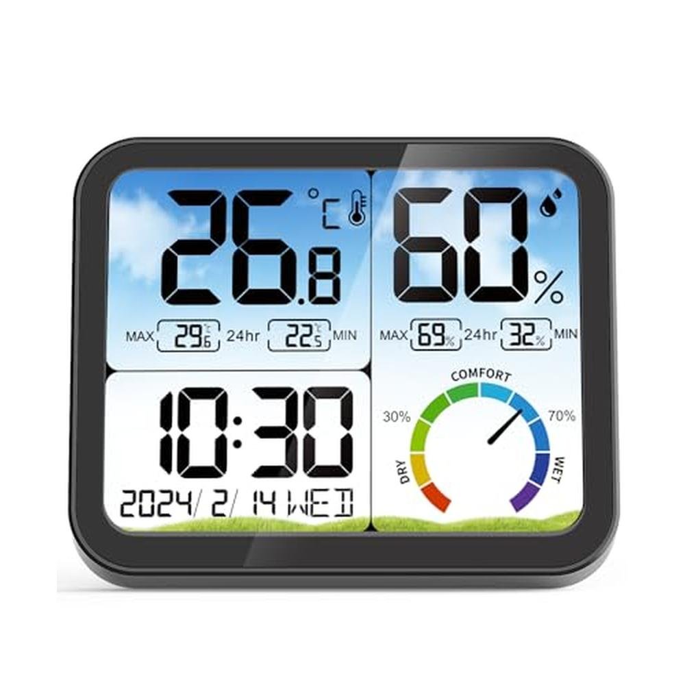 VOCOO Digital Indoor Room Thermometer - 5.8'' Extra Large Display Temp ...