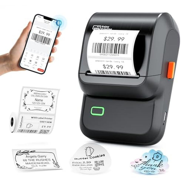Label Maker | M100 Address Label Maker Machine | Advanced Bluetooth ...