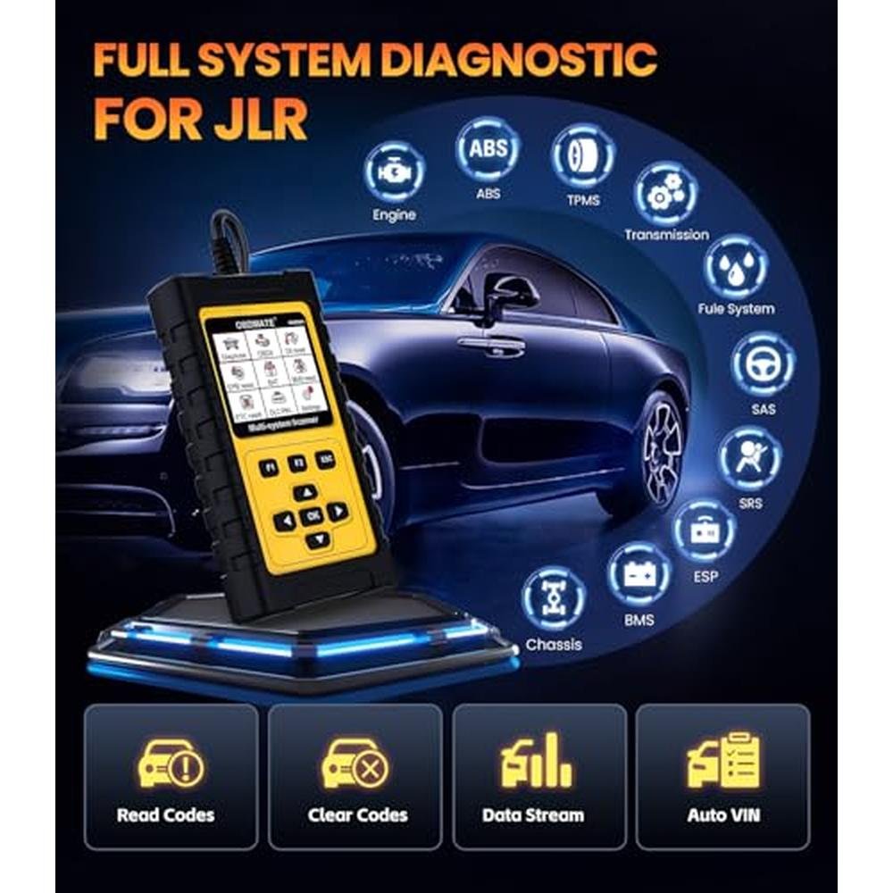 OBDMATE OBD2 Scanner for Jaguar/Land/Rover, OM501 All Systems Diagnost ...