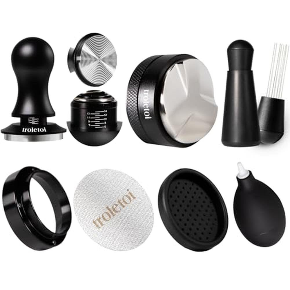 Elevate Your Espresso Game with Troletoi 7 PCS Premium Accessories Kit ...