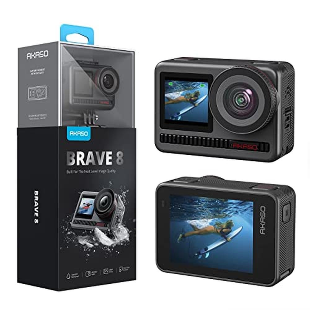 Brave Camera | Akaso Brave 8 4K60FPS Action Camera 48MP Photo Touch ...
