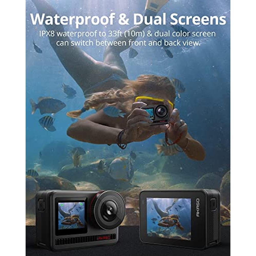 Brave Camera | Akaso Brave 8 4K60FPS Action Camera 48MP Photo Touch ...