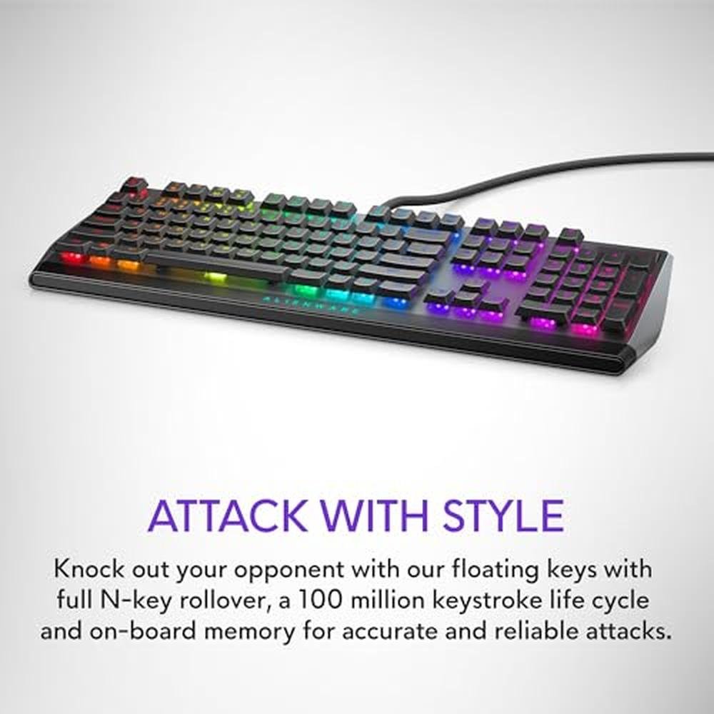 Low Profile | Alienware AW510K AlienFX Per-Key RGB LED Color ...