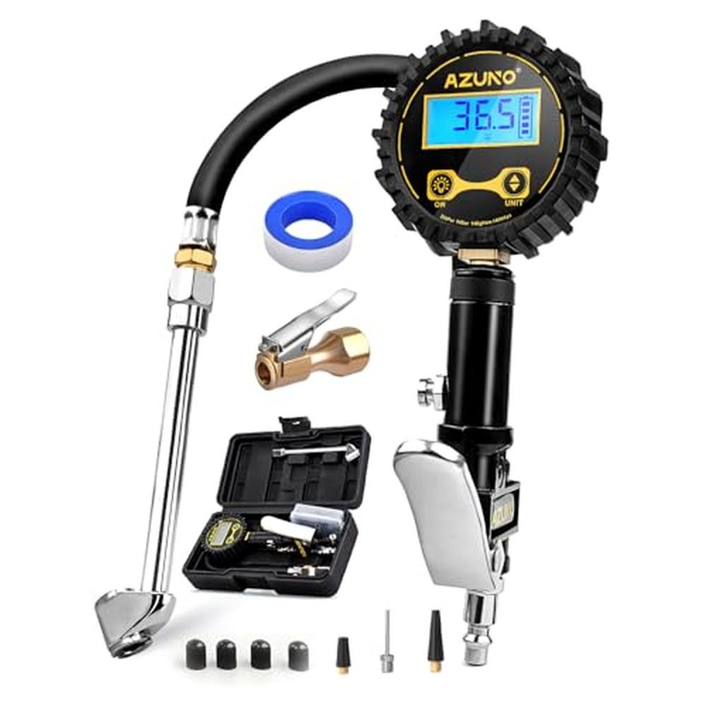 Air Azuno | AZUNO Digital Tire Inflator with Pressure Gauge 200 PSI ...
