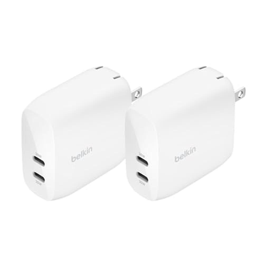 Belkin Dual USB C Charger Block 60W (2 Pack) w/PPS Super Fast Charging ...