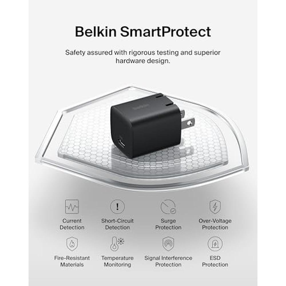 Belkin USB C Charger Block 25W (2 Pack) PD3.0 PPS Super Fast Charging ...
