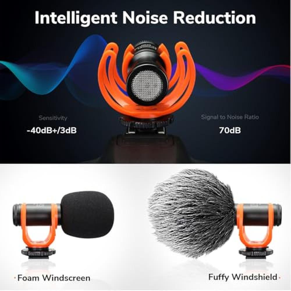 Microphone Camera | Super Cardioid Video Microphone | Professional ...