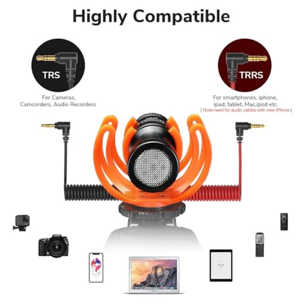 Microphone Camera | Super Cardioid Video Microphone | Professional ...