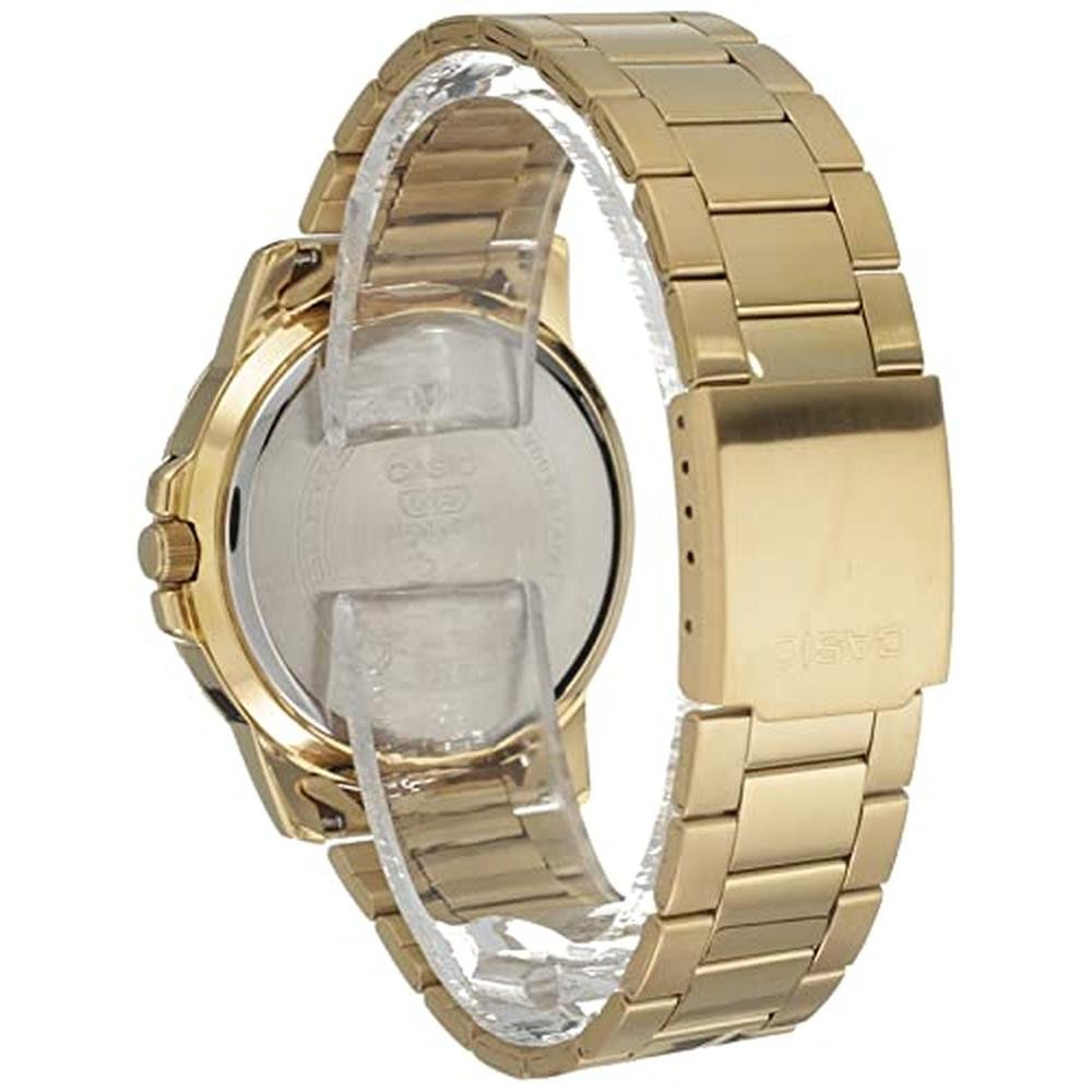 Casio Classic Gold-Tone Stainless Steel Band Date Indicator Watch (Mod ...