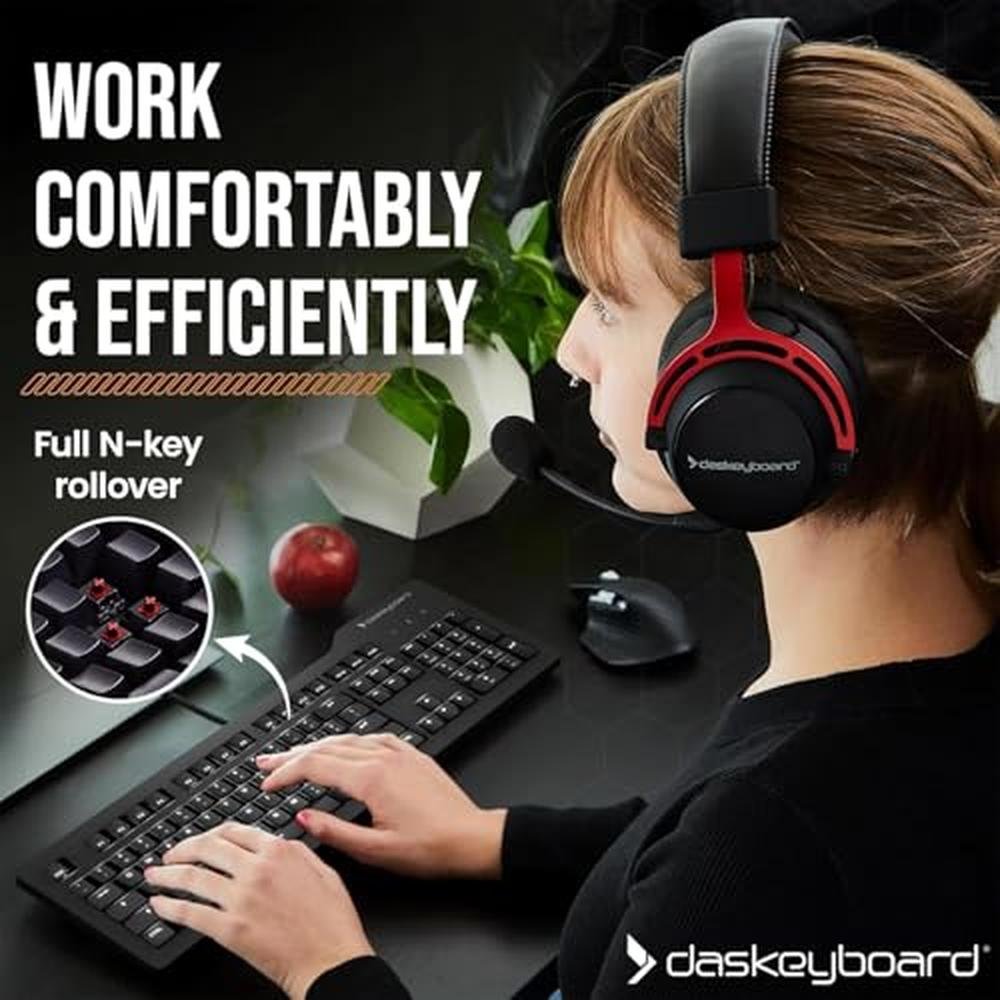 Das Keyboard Prime 13 Mark II Backlit Wired Mechanical Keyboard, Cherr ...