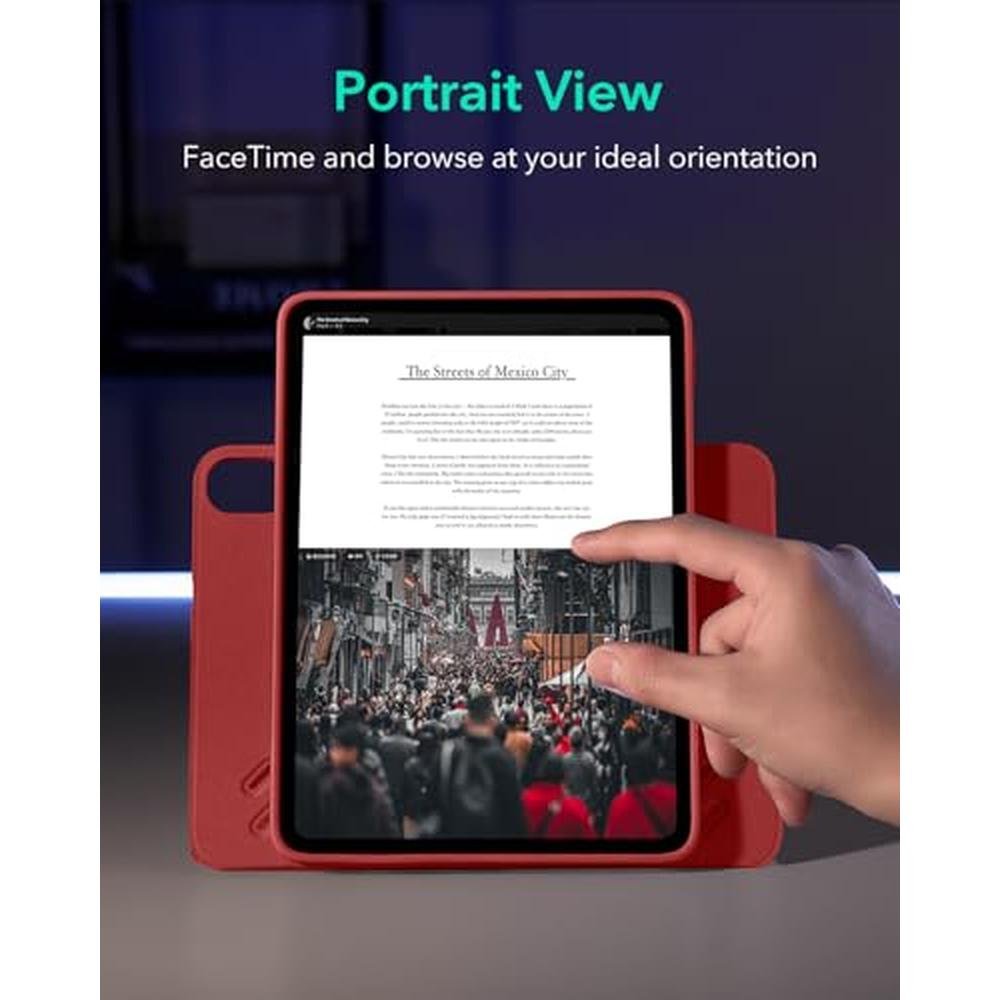 ESR iPad Case | ESR Shift Series Red for iPad Air 13 Inch M4/M3/M2 ...