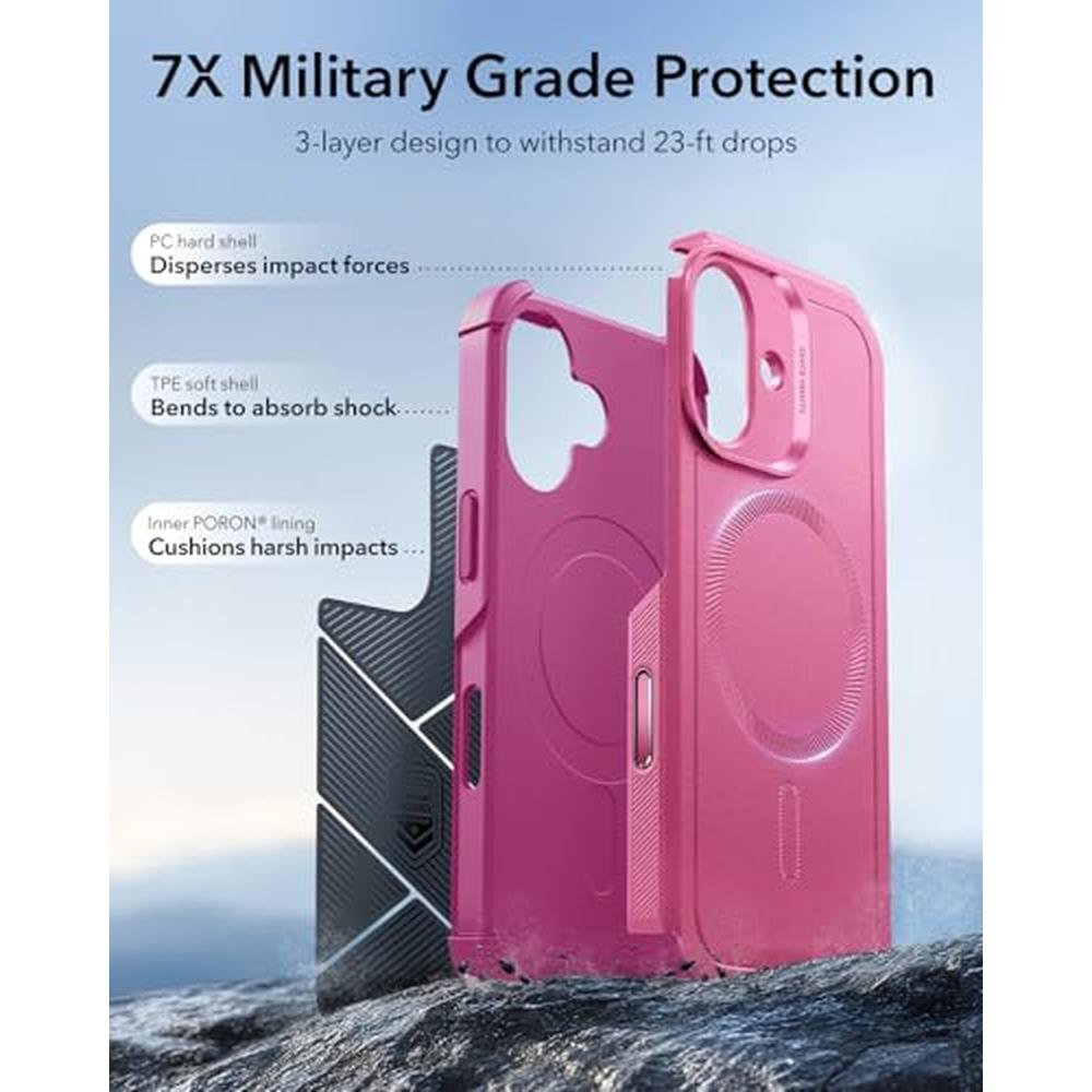 ESR iPhone Case | ESR Cyber Series iPhone 17 Case 7X Military-Grade ...
