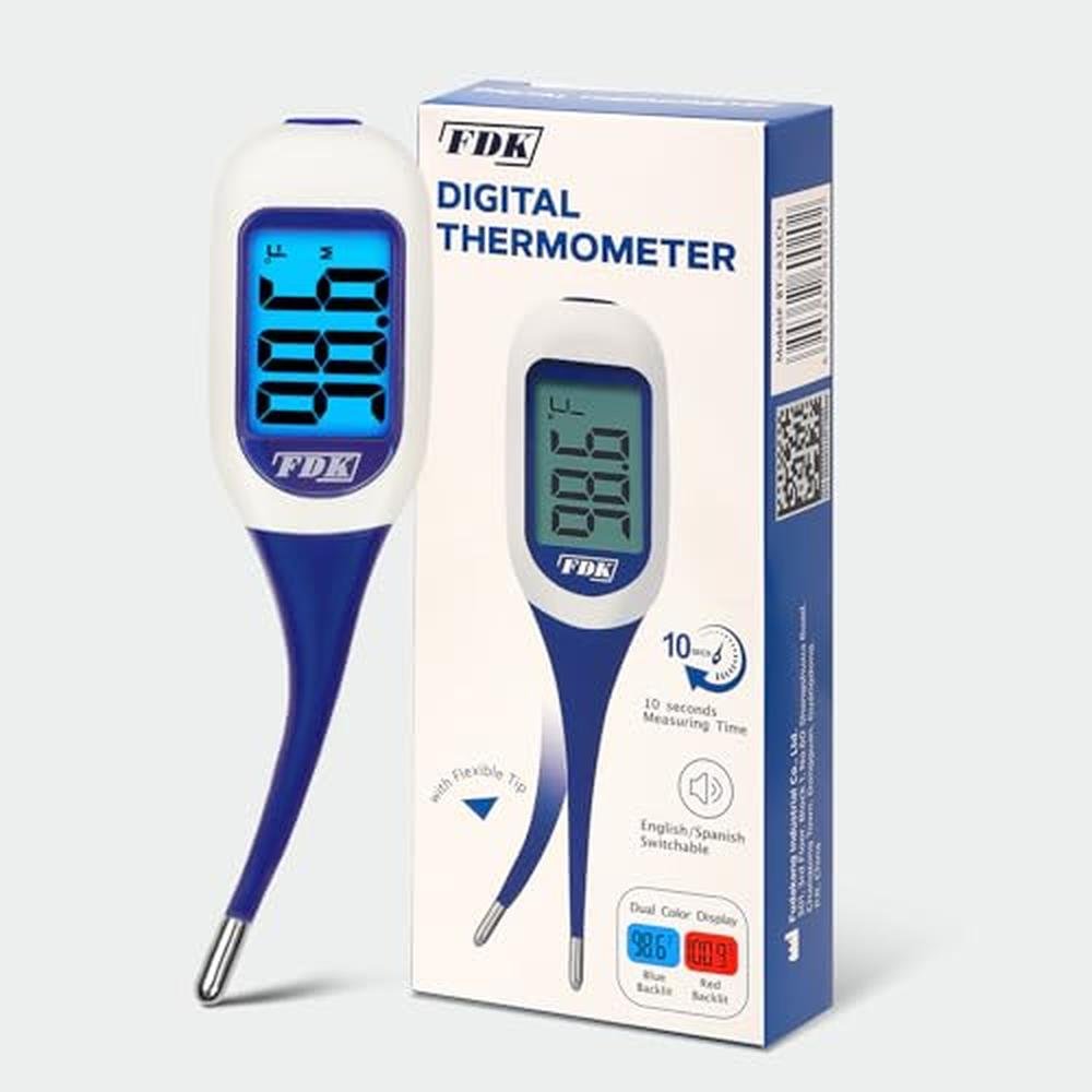Large LCD Screen Digital Thermometer | FDK Large LCD Dual Color ...