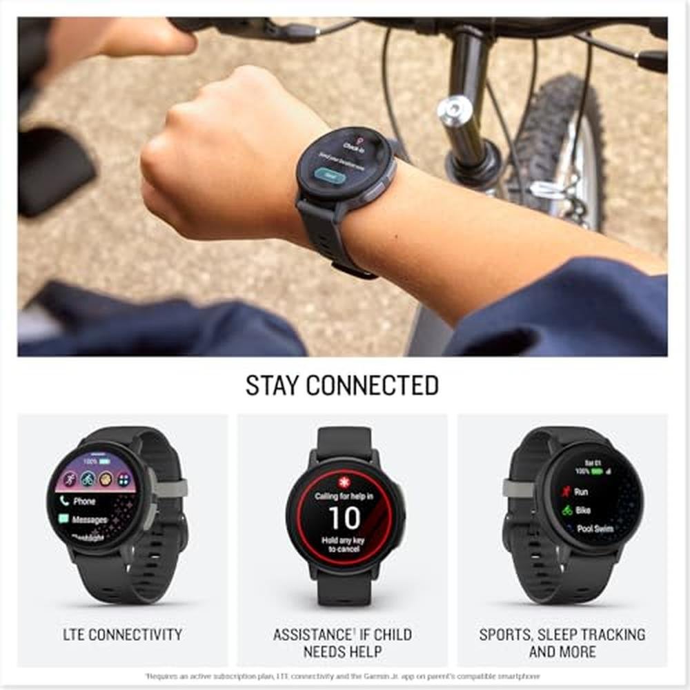 Garmin Bounce 2 Kids Smartwatch | Light Purple | Advanced Calling ...