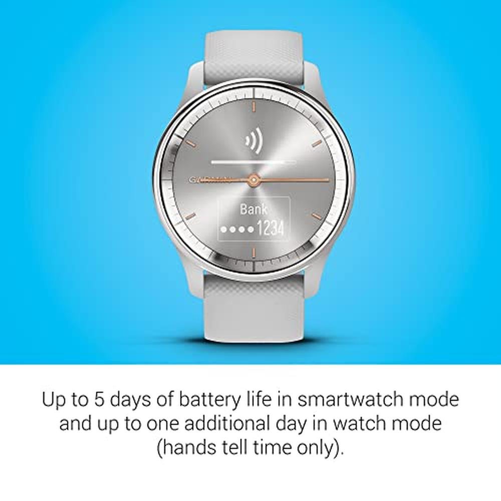 Garmin VVOMove | Garmin VVOMove Trend Stylish Hybrid Smartwatch | Long ...