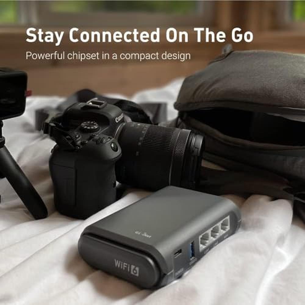 GL.iNet GL-AXT1800 (Slate AX) Portable Travel Router, Pocket Wi-Fi 6 W ...