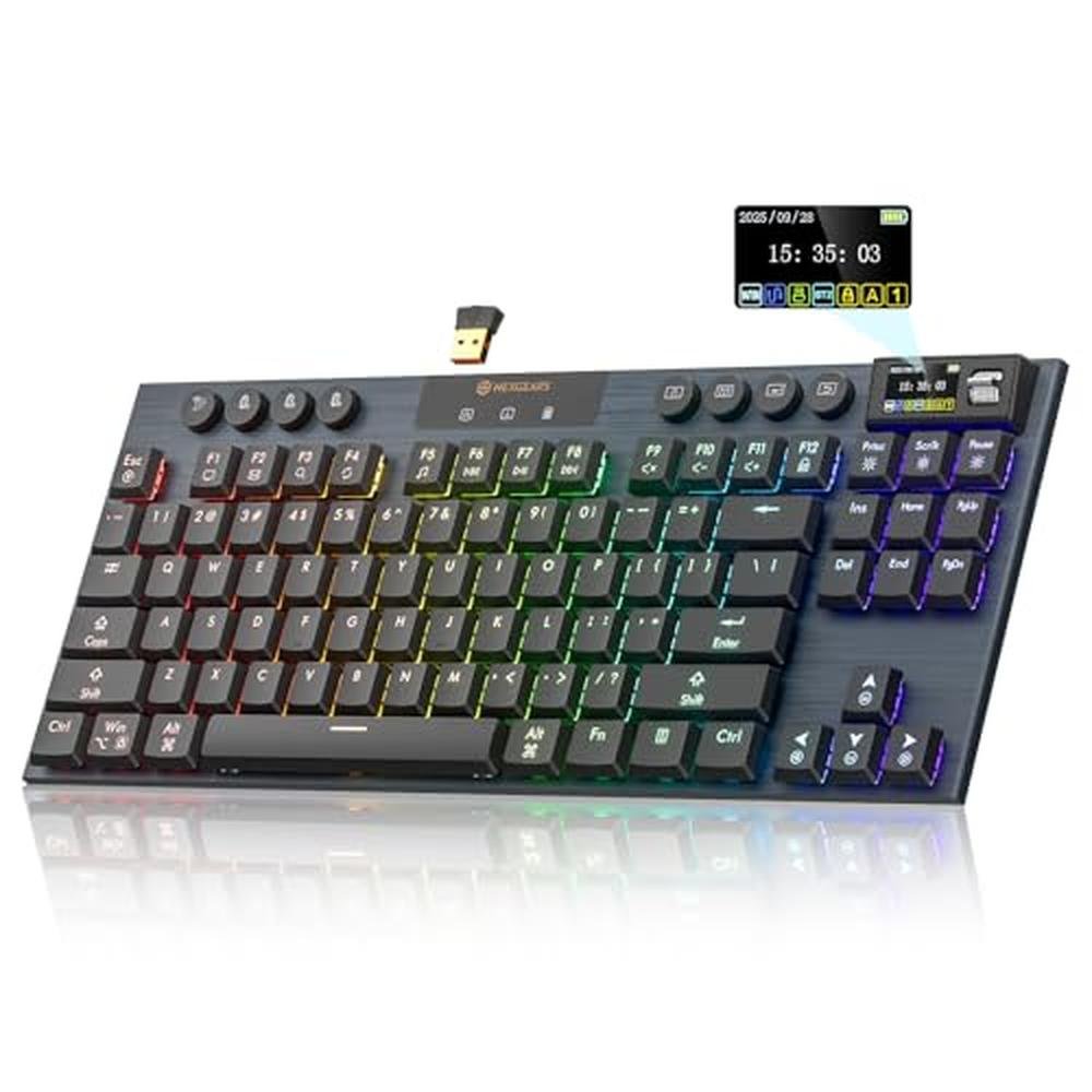 Hexgears Immersion A3 Low-Profile Wireless Mechanical Keyboard, TKL Ho ...