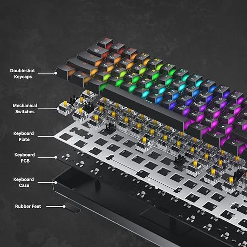 Gaming Mechanical Keyboard | HK GAMING GK61 SE 60% Mechanical Speed ...