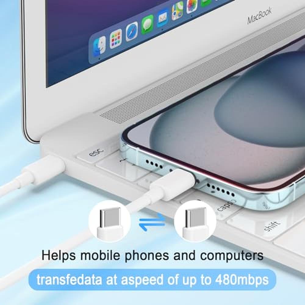 iPhone 17 16 15 Charger, USB C Charger, 4-Pack Fast Wall Charging, USB ...