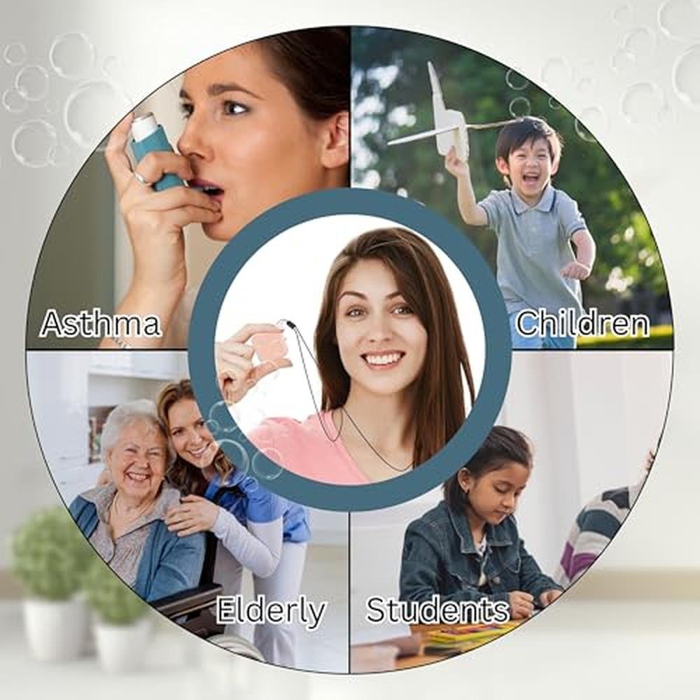 LIFTHONSO Portable Personal Air Purifier Wearable Mini Air Purifier wi ...