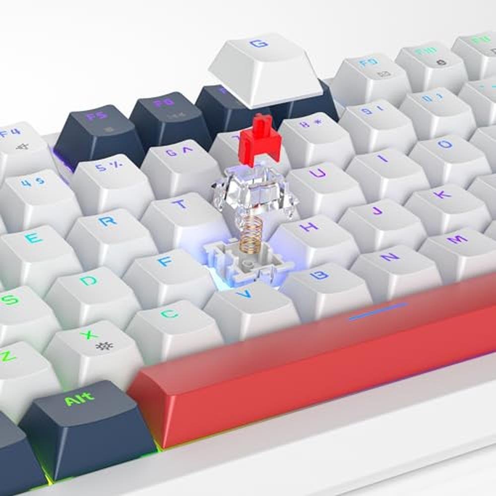 Mechanical Keyboard | Owpkeenthy Wired 75 82-Key Gasket Mechanical ...