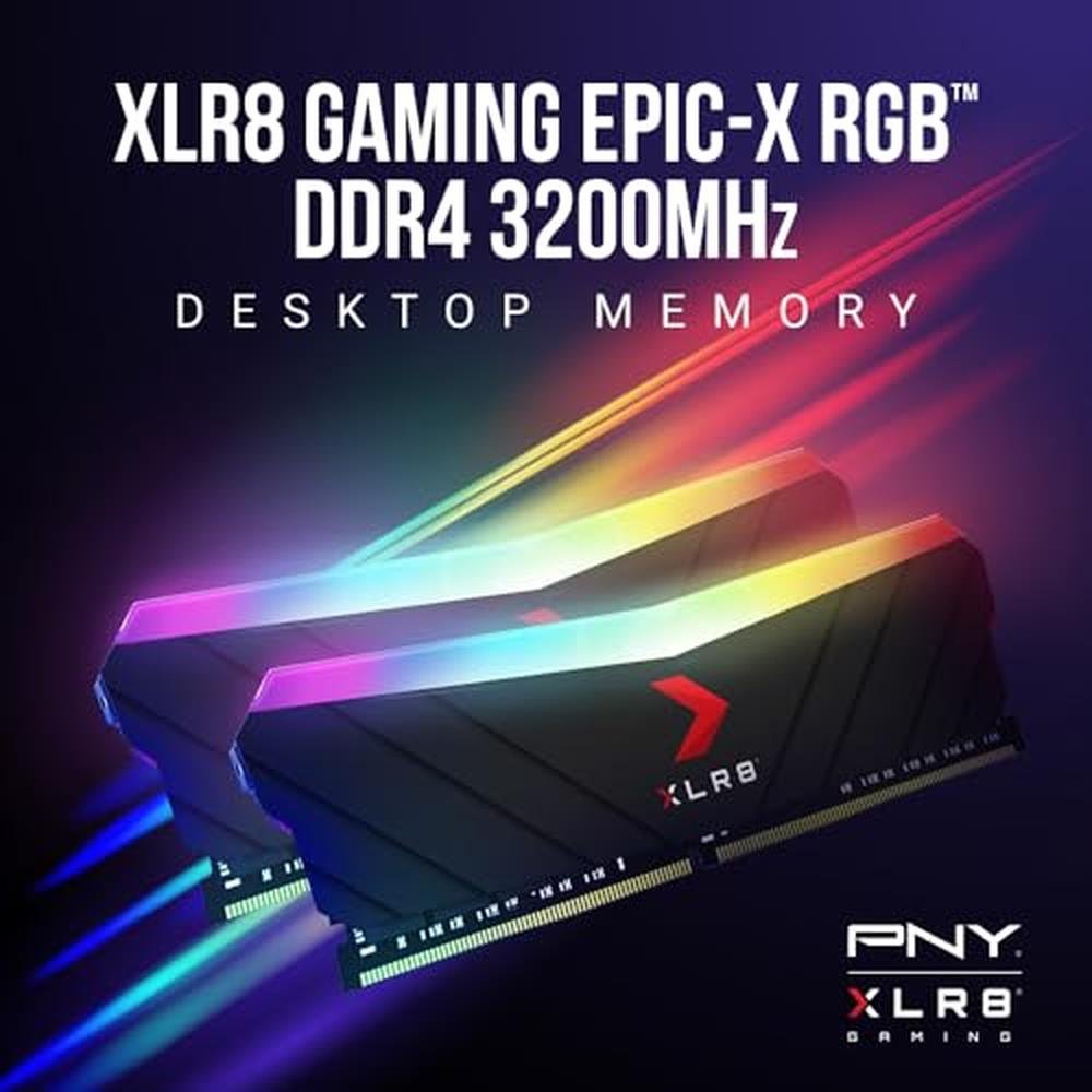 Pny XLR8 | PNY XLR8 Gaming 32GB 2x16GB DDR4 DRAM 3200MHz PC4-25600 CL16 ...