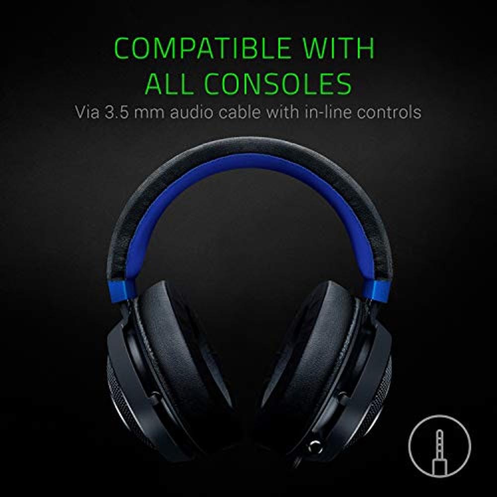 Razer Kraken Gaming Headset: Lightweight Aluminum Frame - Retractable ...