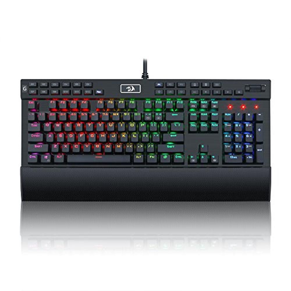 Redragon K550 RGB Gaming Keyboard, 104 Keys + 12 Macro G Keys Wired Me ...