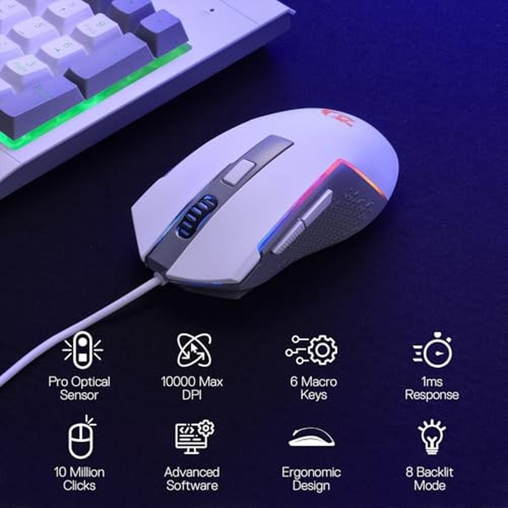 Gaming Keyboard | Redragon S151 104 Keys K525 Wired RGB Membrane ...