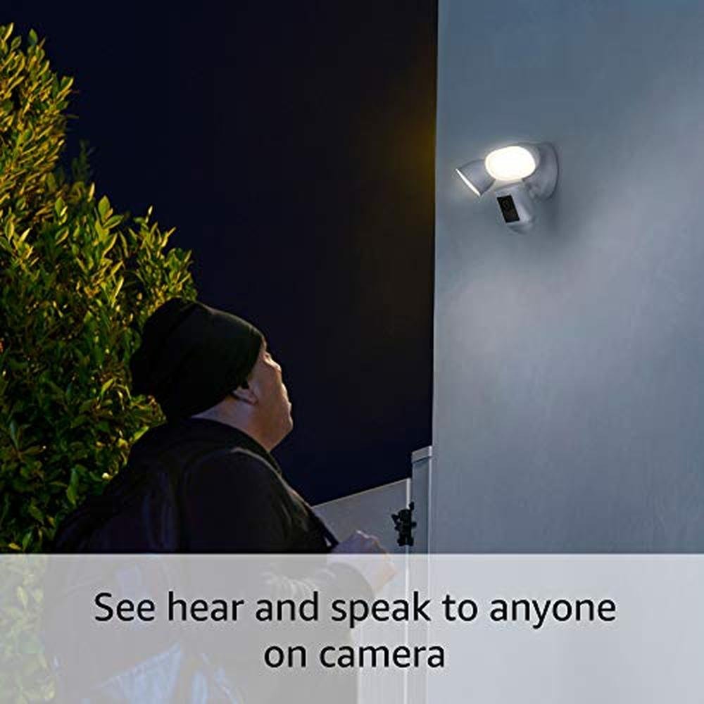 Ring Floodlight Cam Wired Pro, Home or business security, Retinal 2K V ...