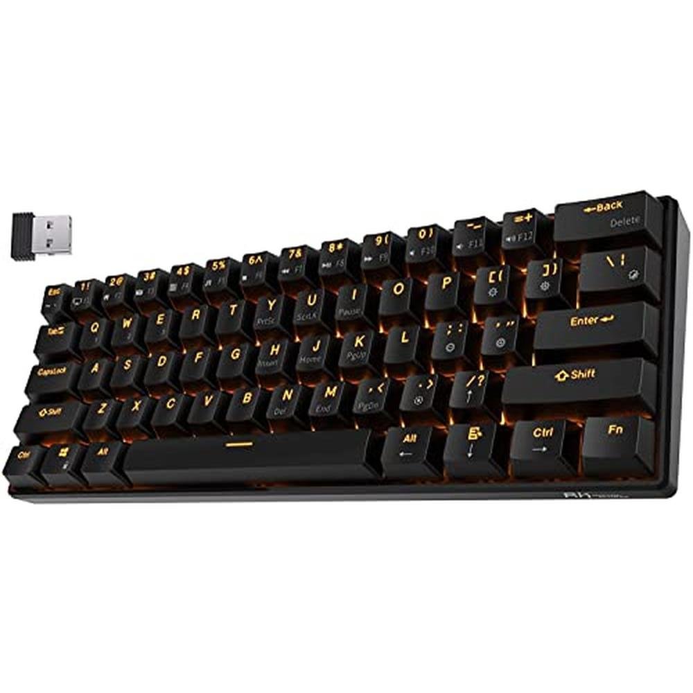 Keyboard Mechanical | RK ROYAL KLUDGE RK61 Wireless 60% Triple Mode ...