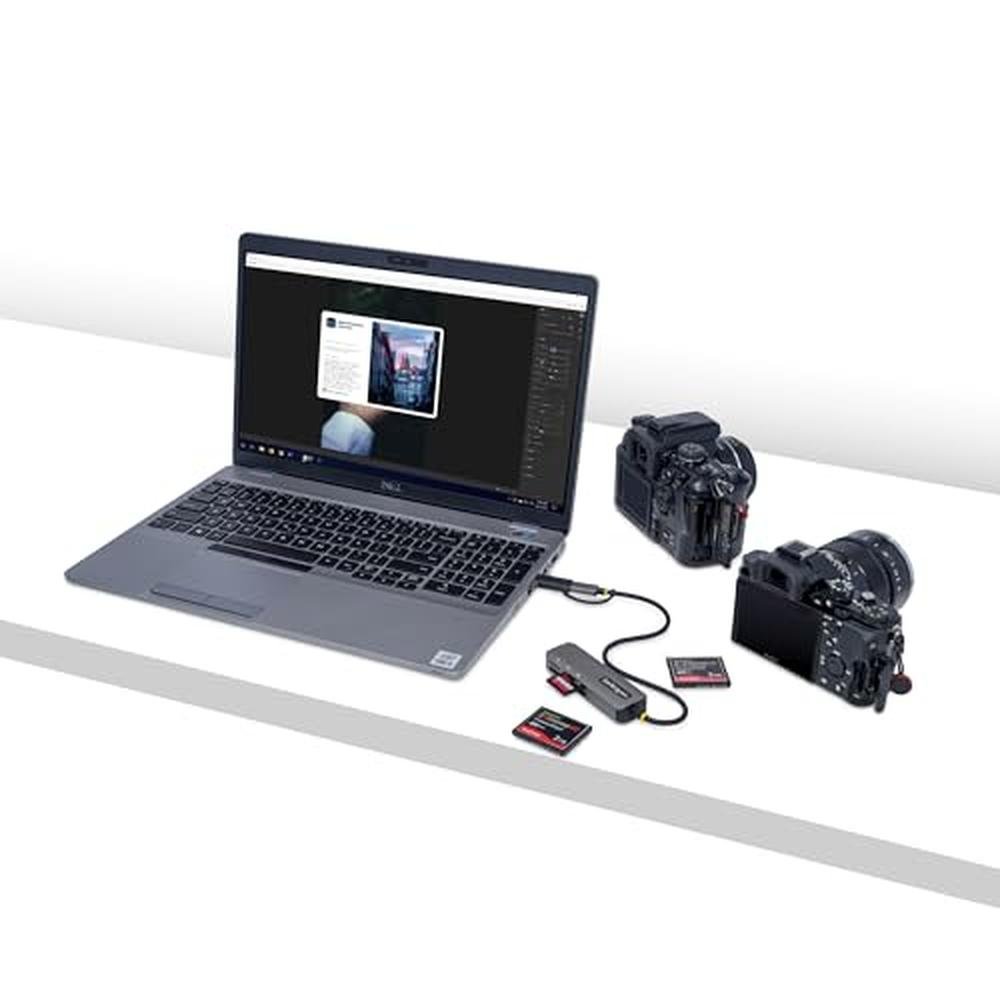 StarTech.com USB 3.0 Multi-Media Memory Card Reader, SD/microSD/Compac ...