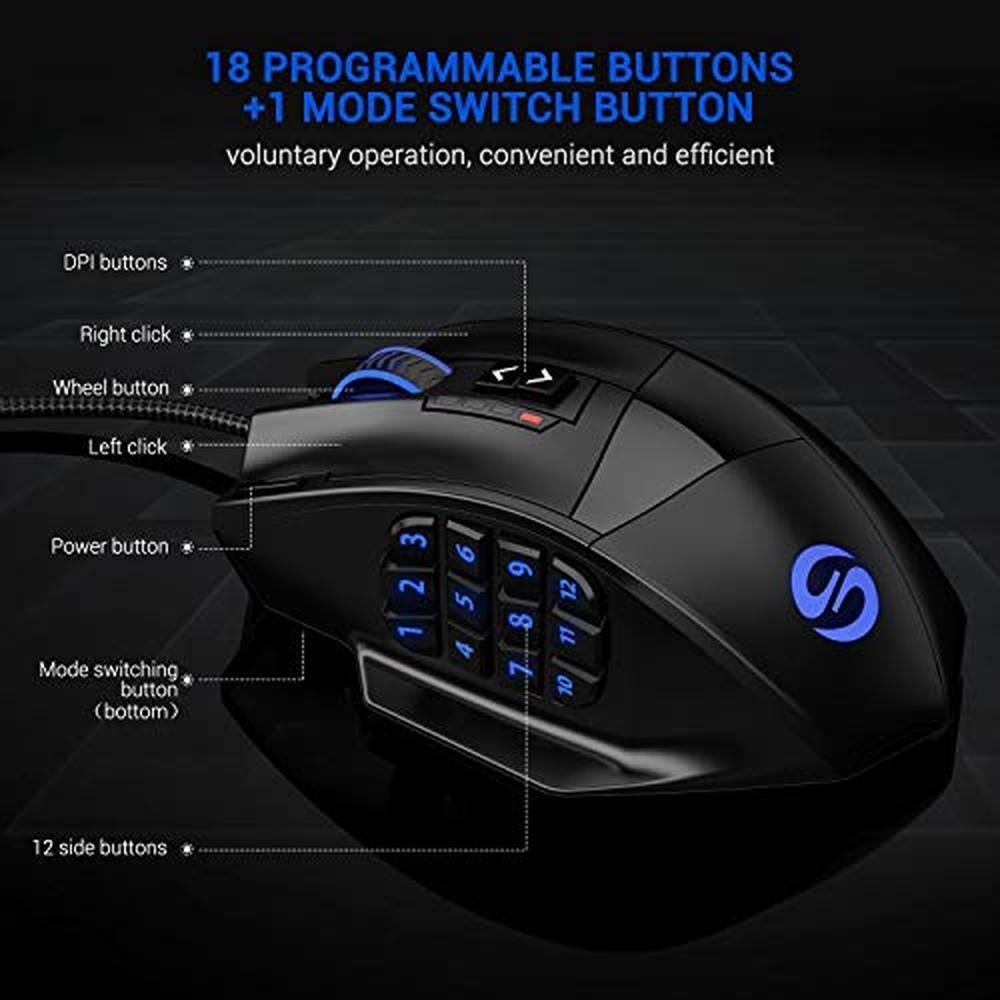 Gaming Mouse | Utechsmart Venus RGB Wired 16400 DPI High Precision ...